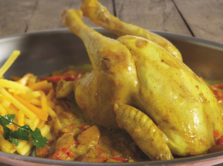 Receta de coquelet con mango y papaya